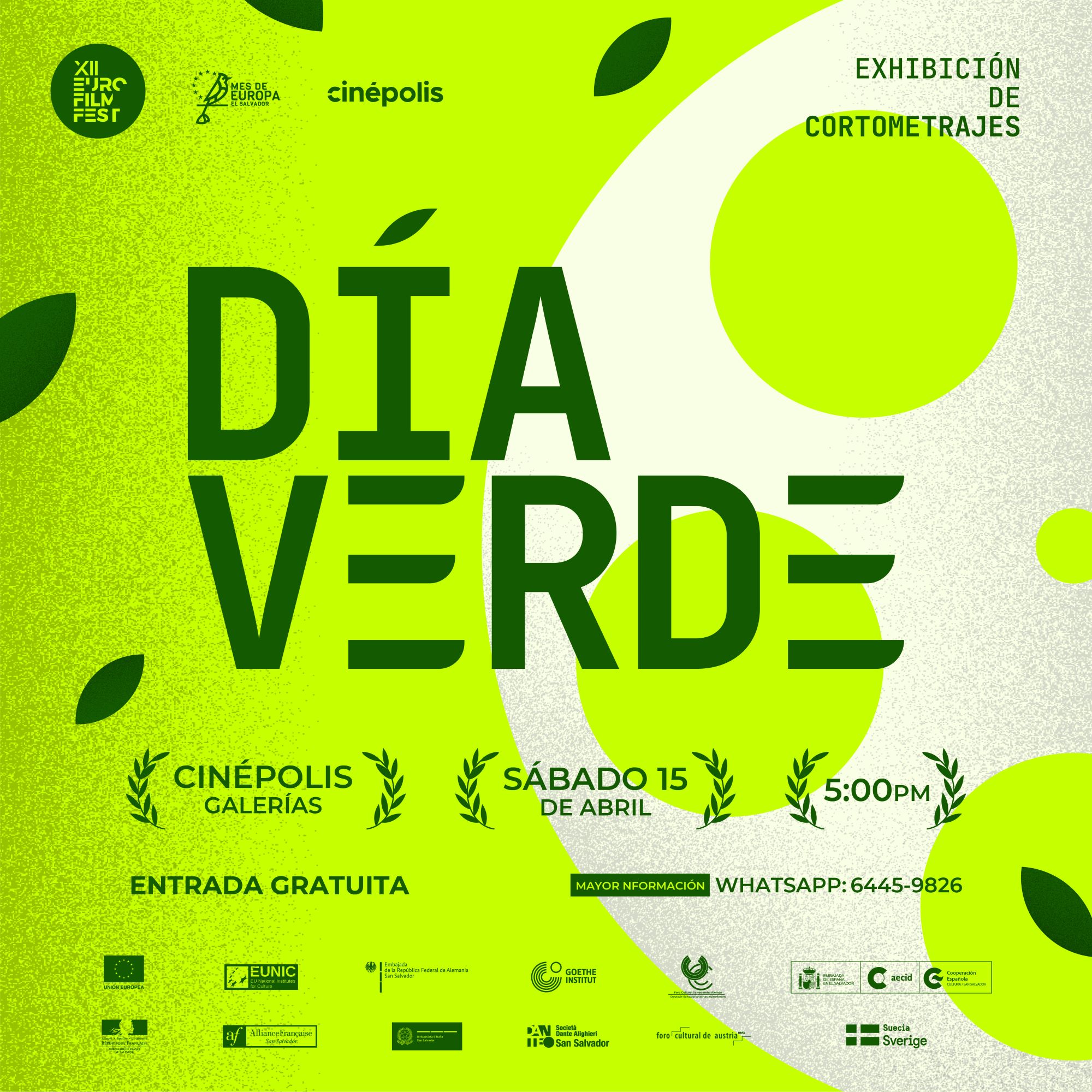 Día verde – Exhibición de cortometrajes sobre el cambio climático y la ...